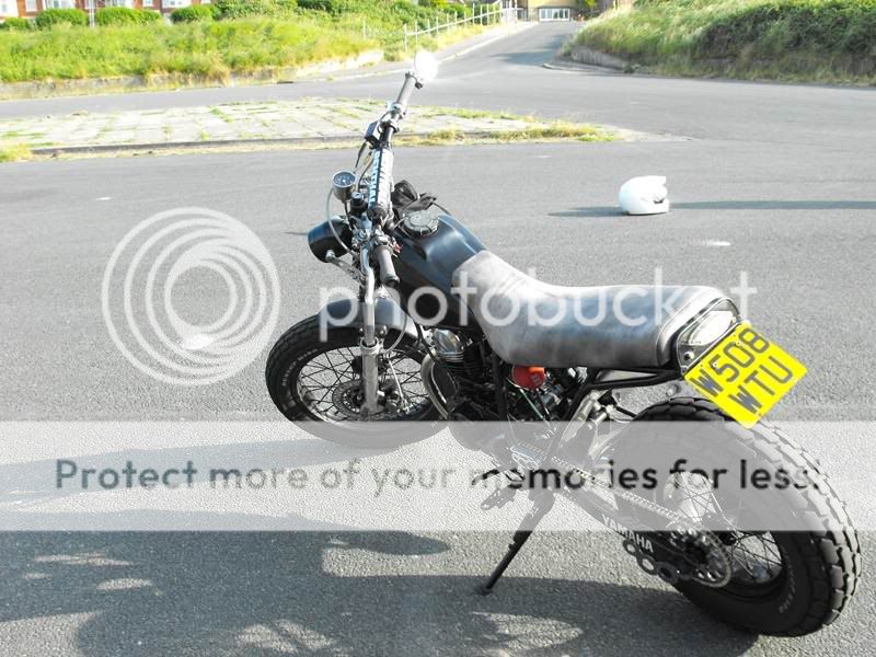 Custom streetfighter yamaha tw125 trailway for sale. - Bike Chat Forums