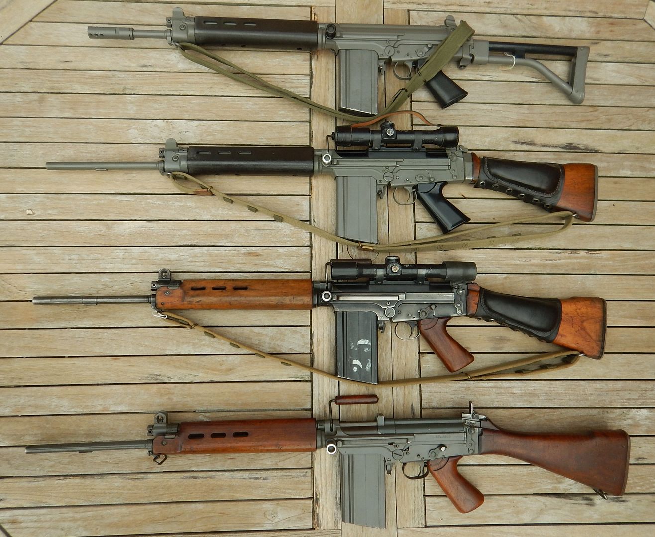 Original Belgian Army FN FAL's M1-M2-M3 family pictures | The FAL Files