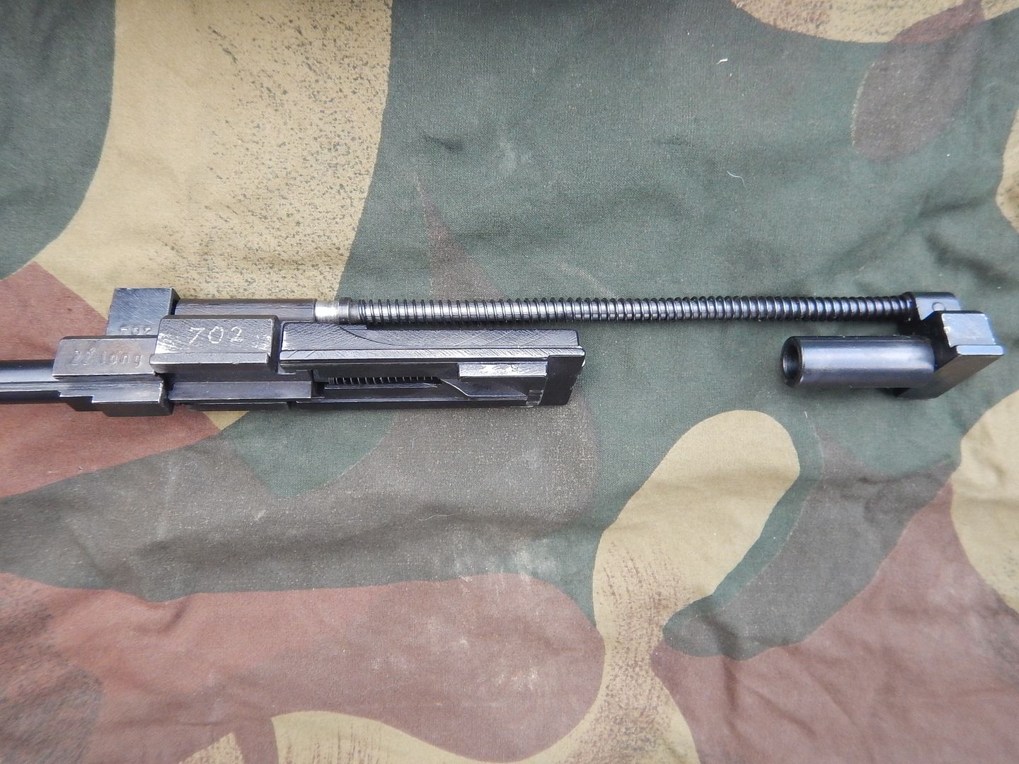 FN FAL G1 with BGS scope and Erma .22Lr subcal kit. Nice. Compared to ...