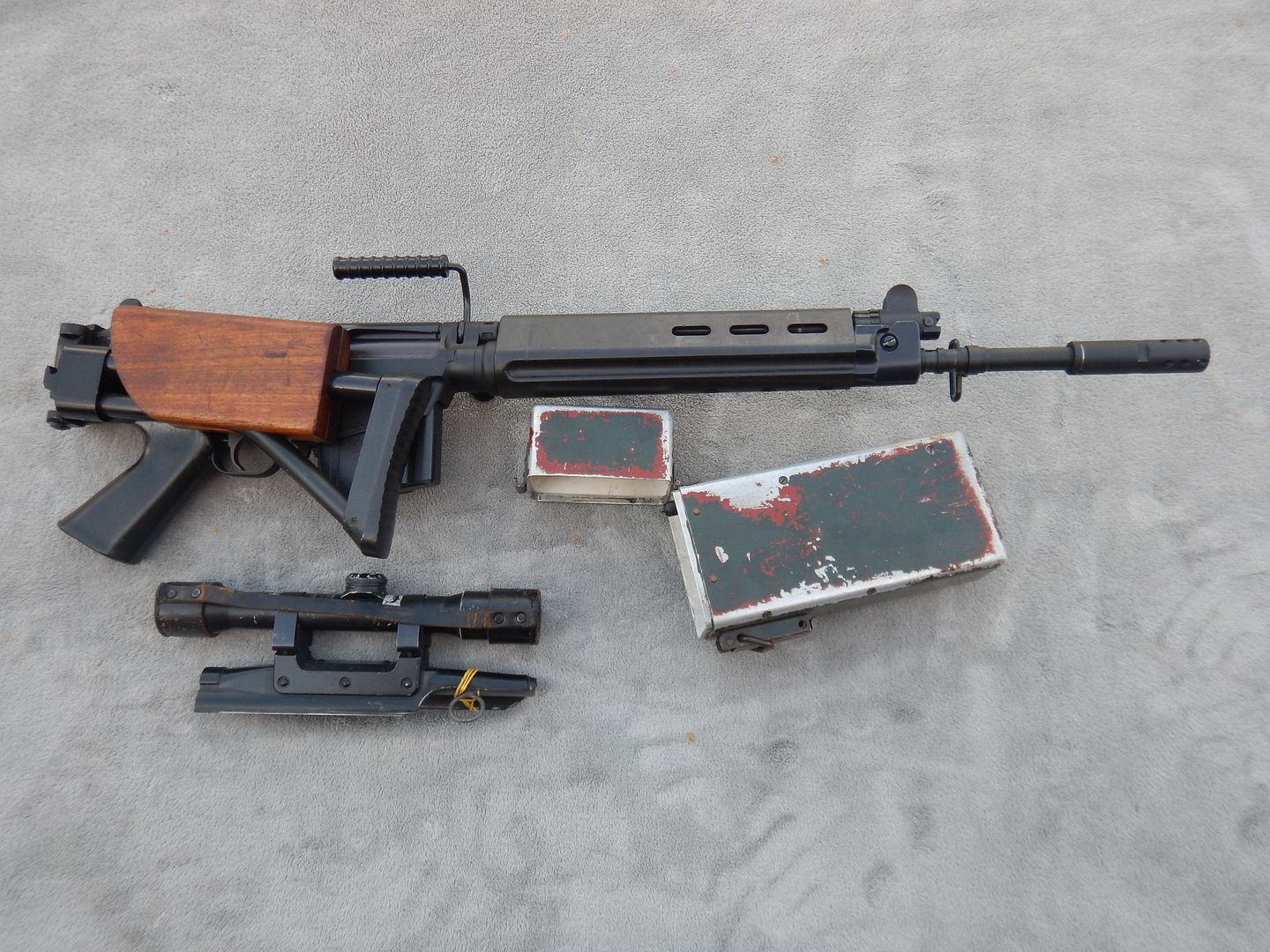 Belgian Army M3 FAL sniper, unique special tool... | The FAL Files