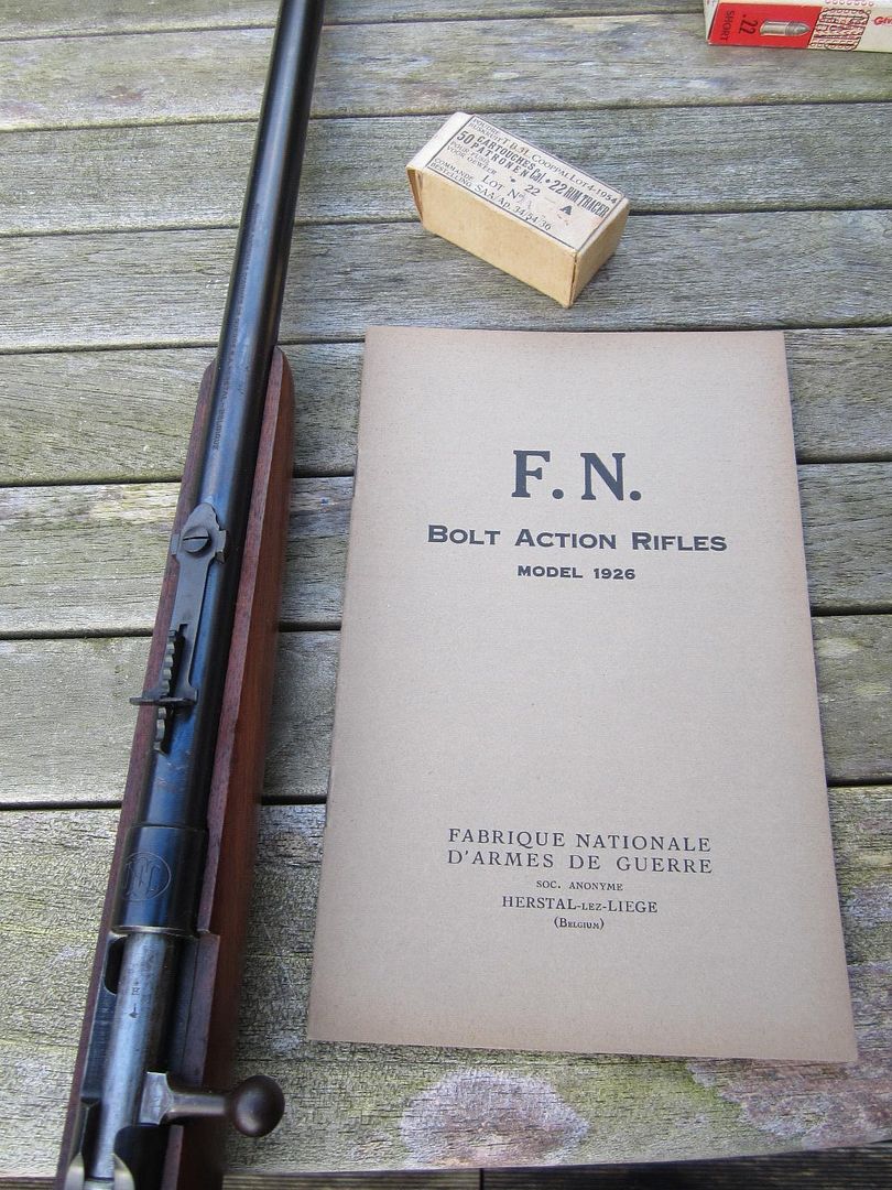 auction#18 Rare FN manual Boltaction rifle 1926 dated Fabrique National ...