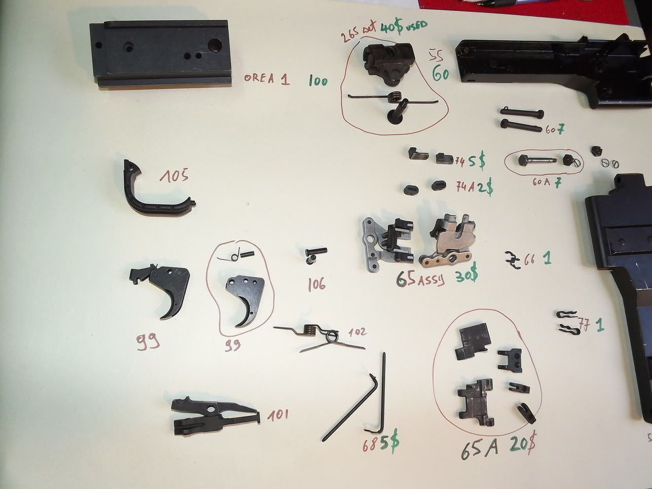 FN M240 MAG58 parts, tools, tripods, specials | The FAL Files