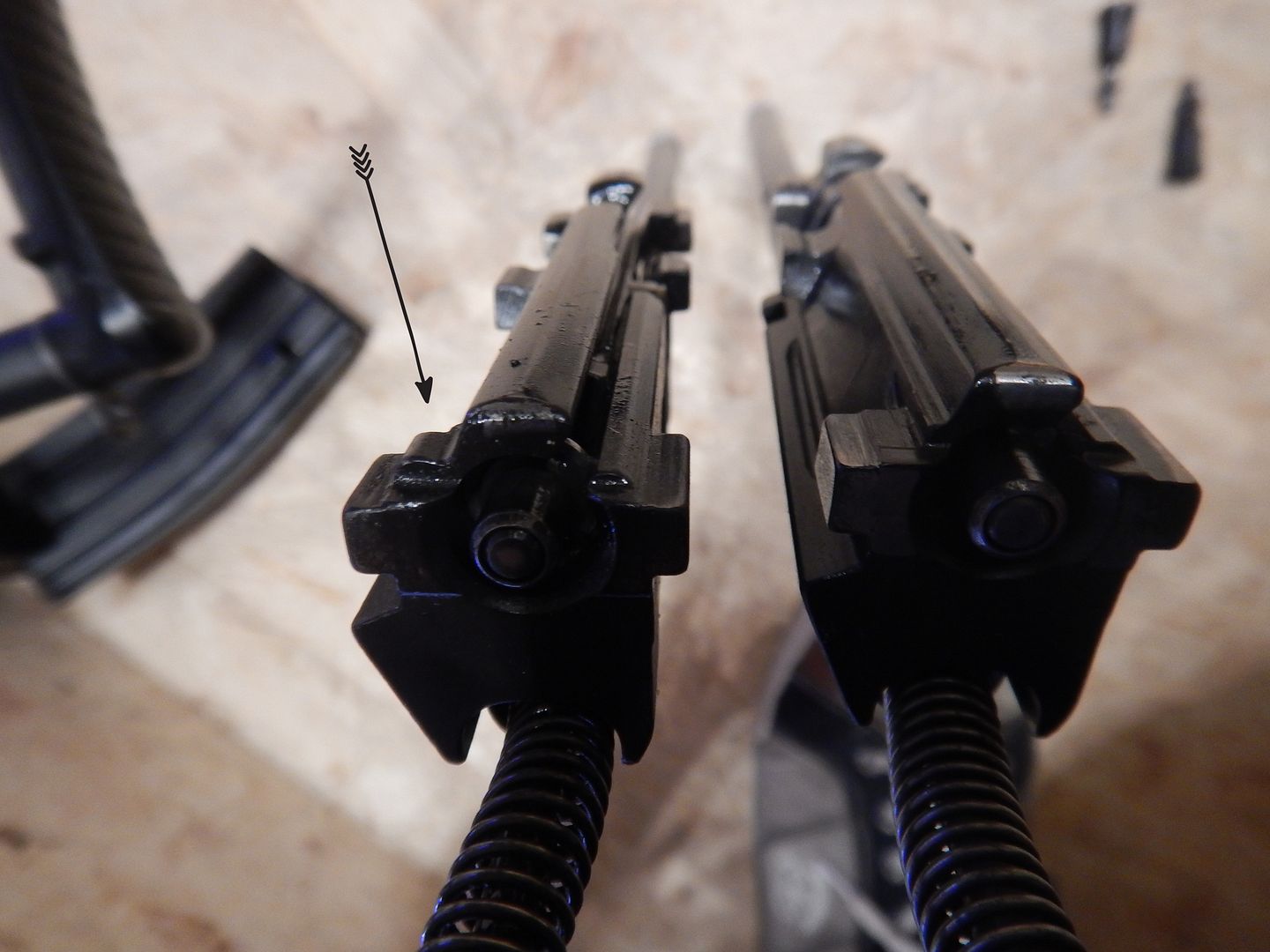 Rare Belgian Army FN FNC M3 versus original indonesian Pindad SS1 V1 ...