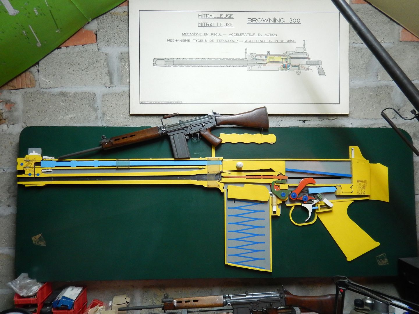 1955 Belgian Army FN FAL M1 Wallchart, you got to love'm | The FAL Files