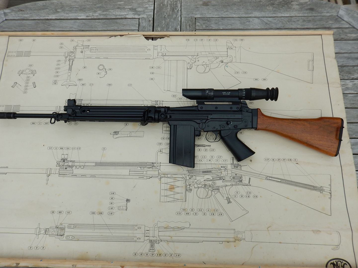 Technical pictures (+details) Dutch FAL SNIPER KRR62 VARIANT5 | The FAL ...