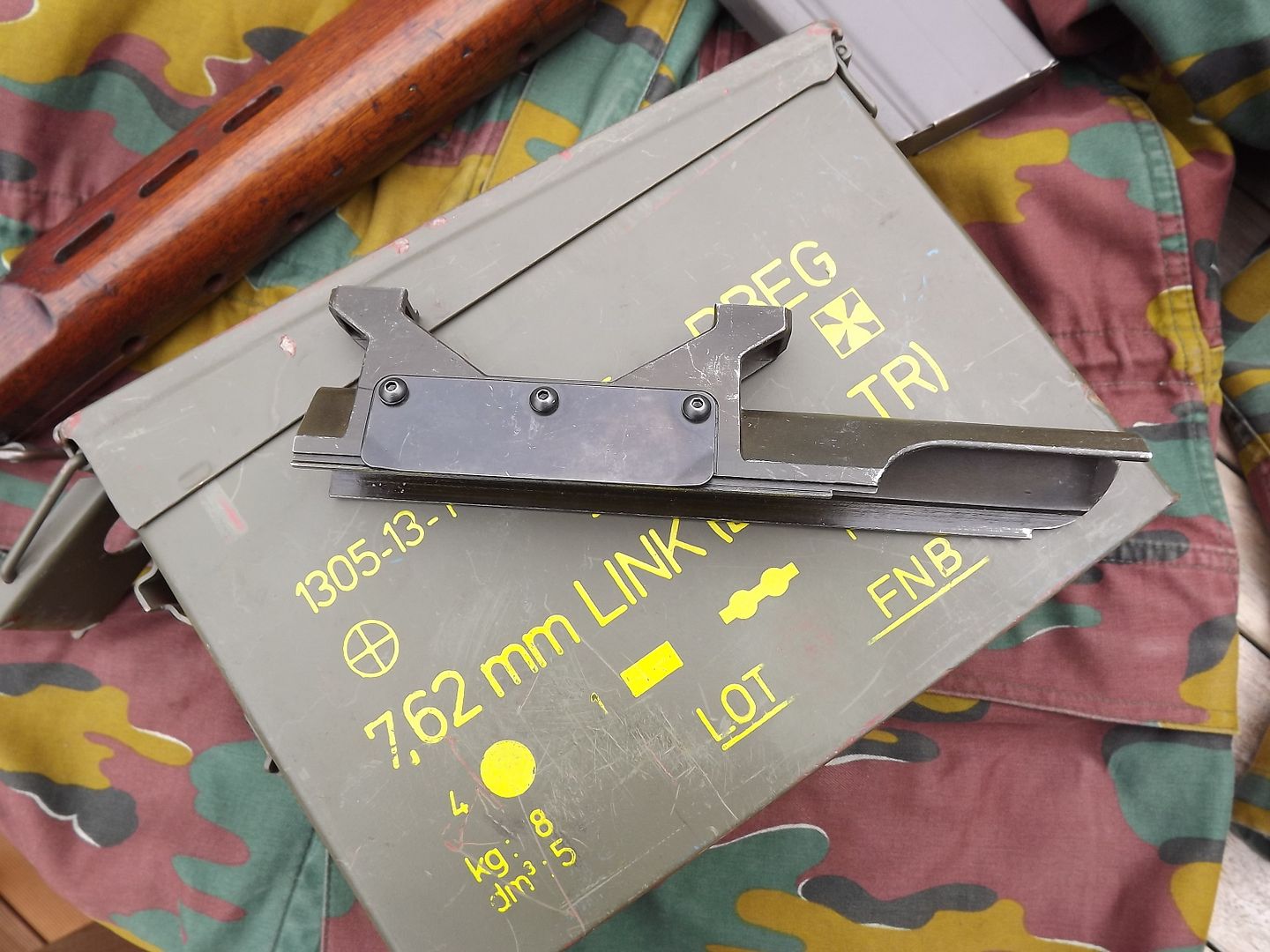 ended auction#31 Dutch military FN FAL scope mount, starting 5$! | The ...