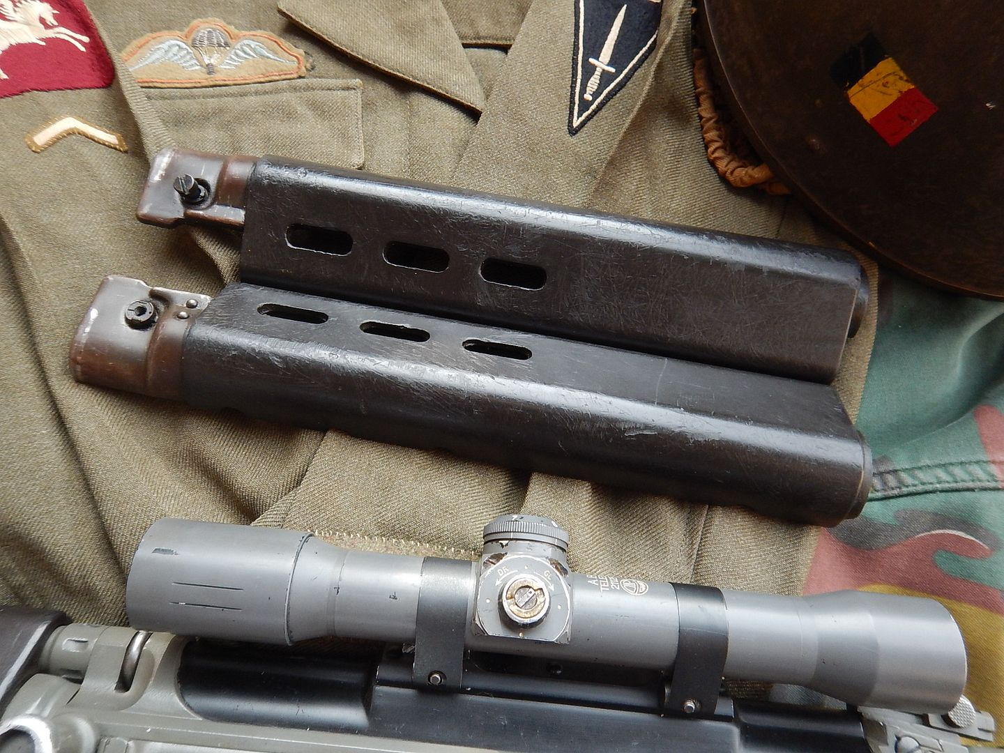 WTA FN FAL NBC handguard set (black) with gasnut stop. Ends today ...