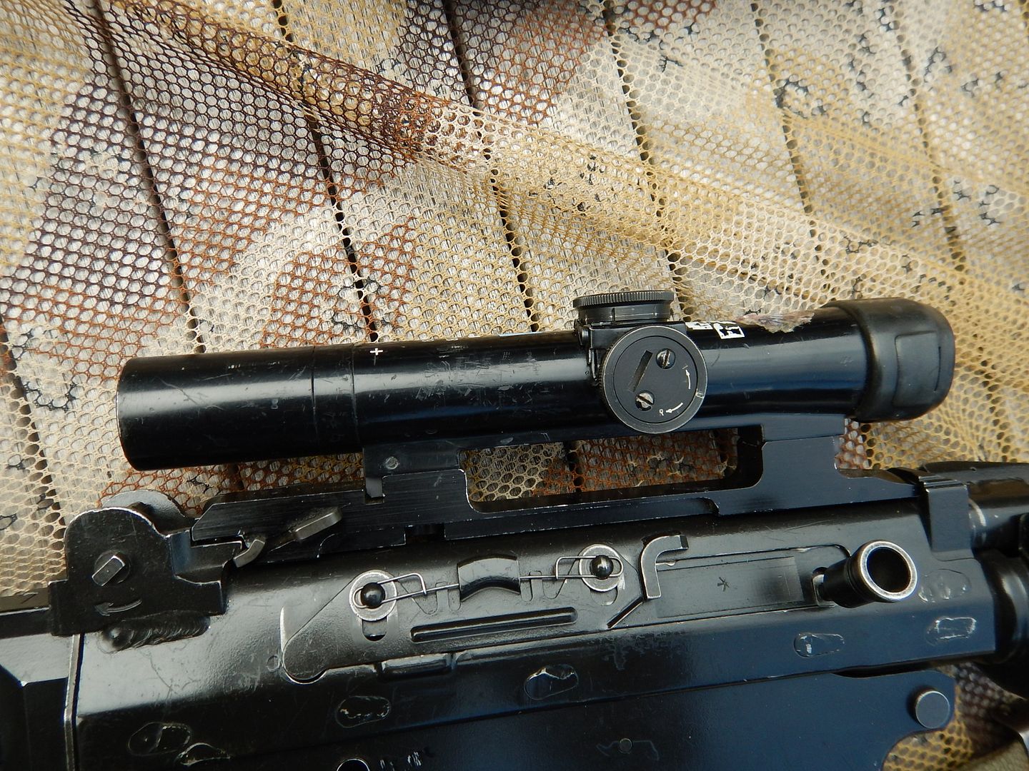 Rare and original Belgian Army FN FNC scope+mount. SS109 cam - The FAL ...