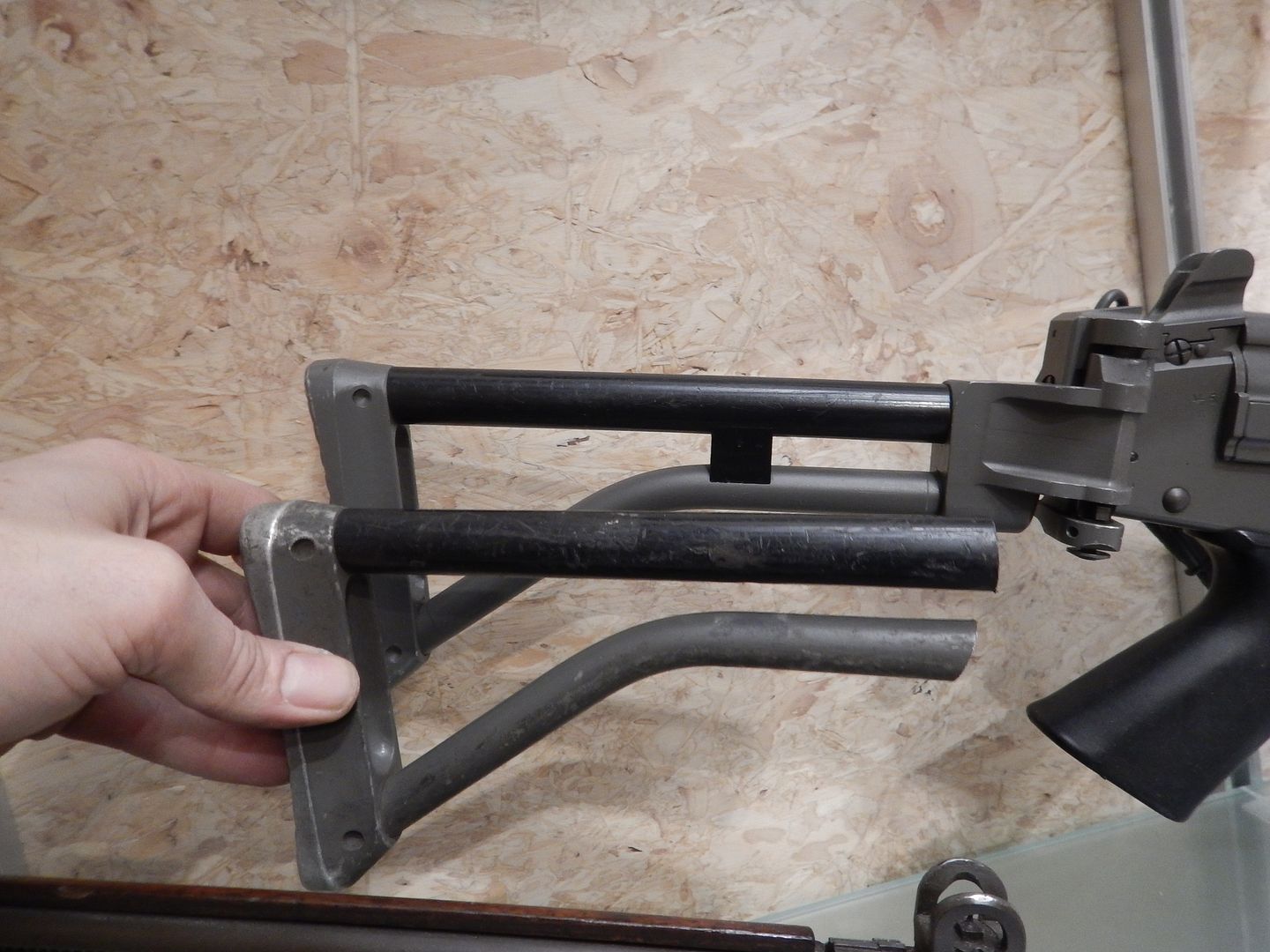 FAL PARA M3 grey Belgian Army folding stock. Short type! 1$ starting ...