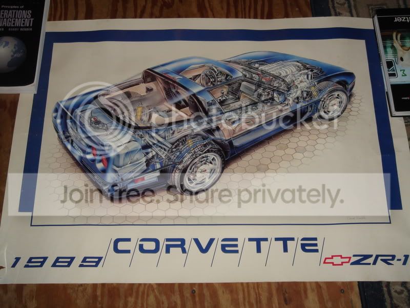 Is this rare? 1989 ZR-1 poster - CorvetteForum - Chevrolet Corvette ...