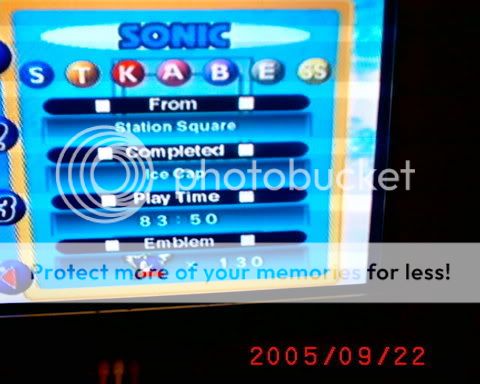 Emblem Scores - Sonic Chat - Sonic Stadium