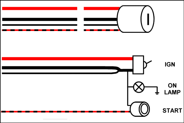 *HOW TO* wire up a rocker switch ignition and push button starter