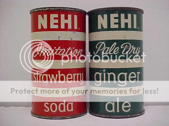 Nehi Strawberry Flat Top Soda Can - The Rusty Bunch