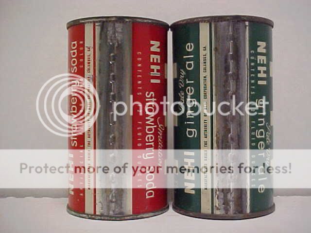 Nehi Strawberry Flat Top Soda Can