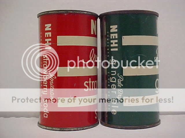 Nehi Strawberry Flat Top Soda Can