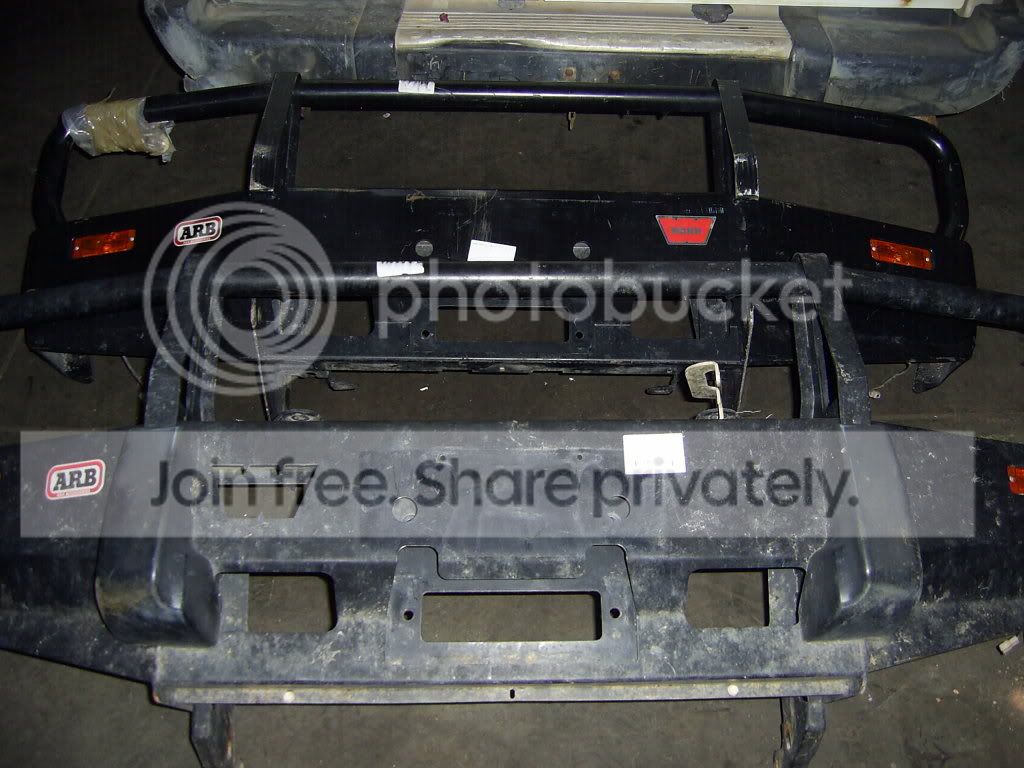 ARB winch bars x2 GU std & GU with flares - Swap Buy or Sell ...