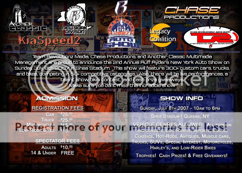 2nd Annual RUFF RYDERS Auto Show- SHEA STADIUM (7/8/07) | S-10 Forum